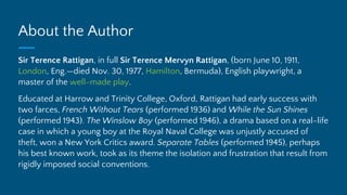 The browning version | PPT