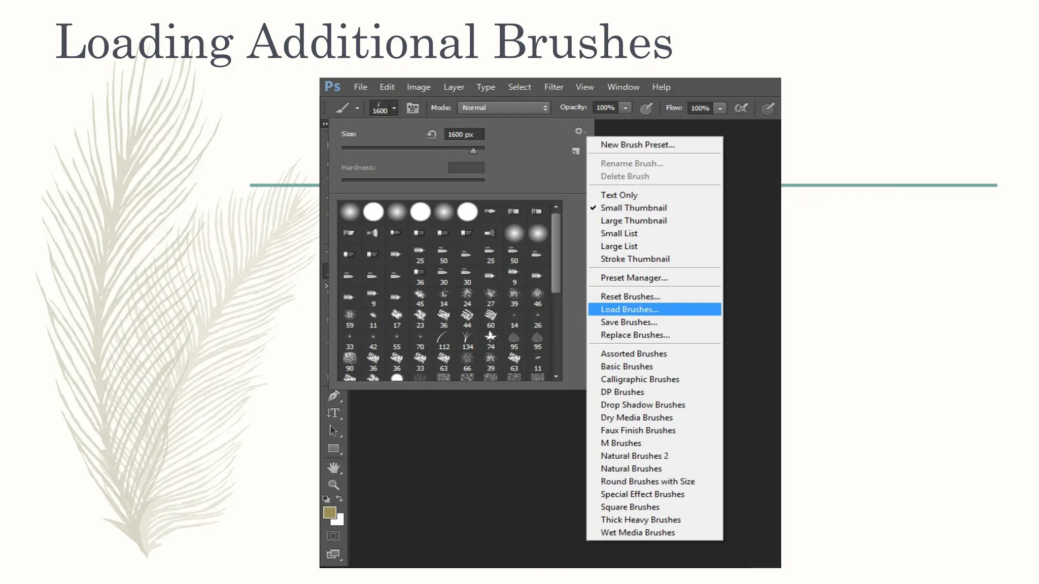 The_Brush_Tool in Adobe Photoshop CS6 :) | PPTX