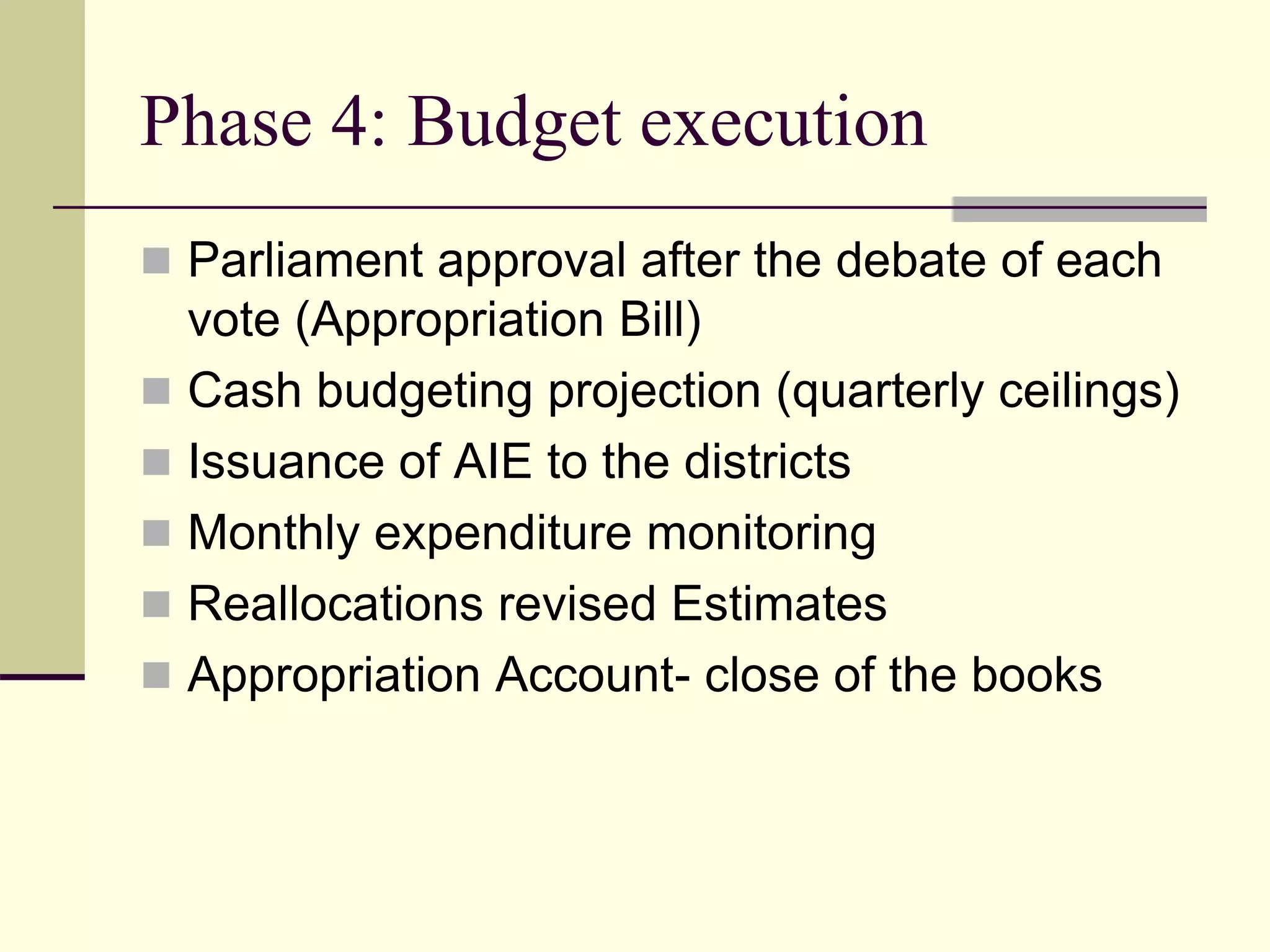 The budget making process and monitoring lecture kmtc | PPT