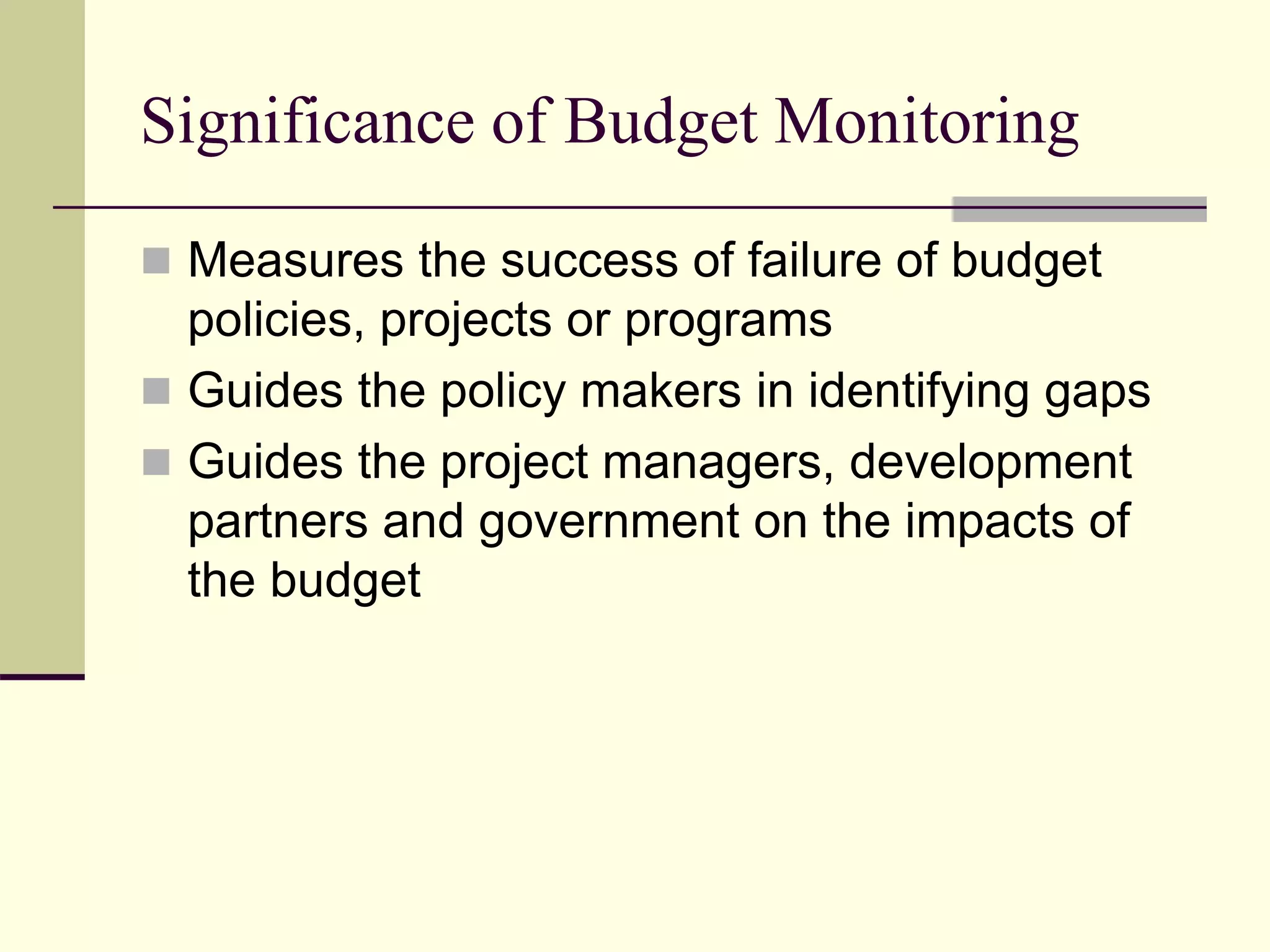 The budget making process and monitoring lecture kmtc | PPT