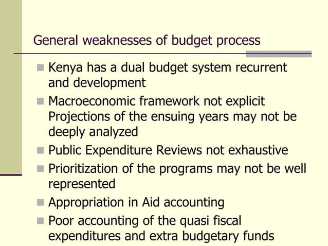 The budget making process and monitoring lecture kmtc | PPT