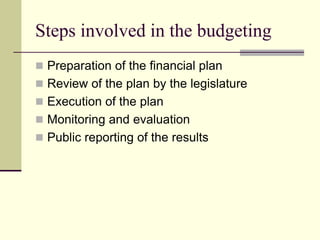 The budget making process and monitoring lecture kmtc | PPT