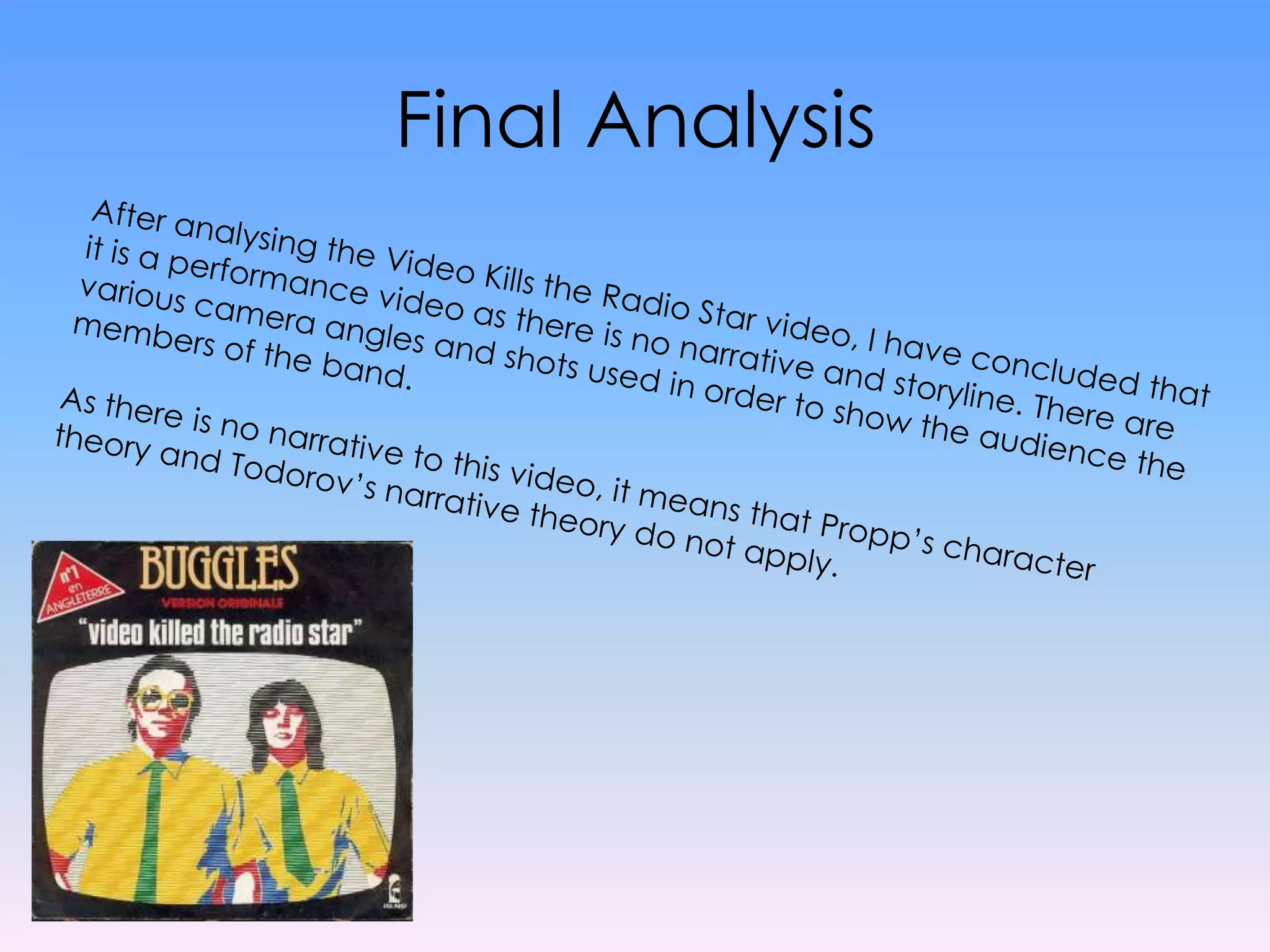 The Buggles - Video Killed the Radio Star | PPT | Free Download