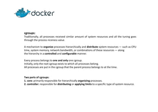 The building blocks of docker. | PPT