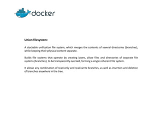 The building blocks of docker. | PPT