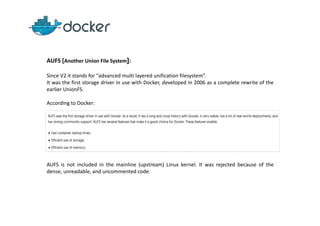 The building blocks of docker. | PPT