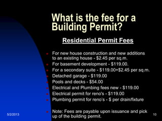 The building permit process for your home renovation | PDF | Remodeling ...