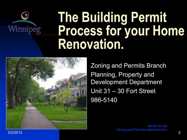 The building permit process for your home renovation | PPT