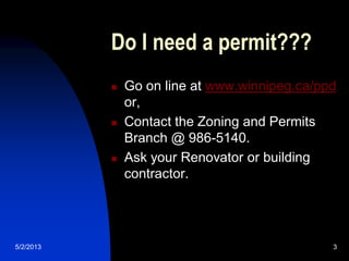 The building permit process for your home renovation | PDF | Remodeling ...