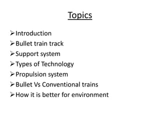 The bullet train | PPTX