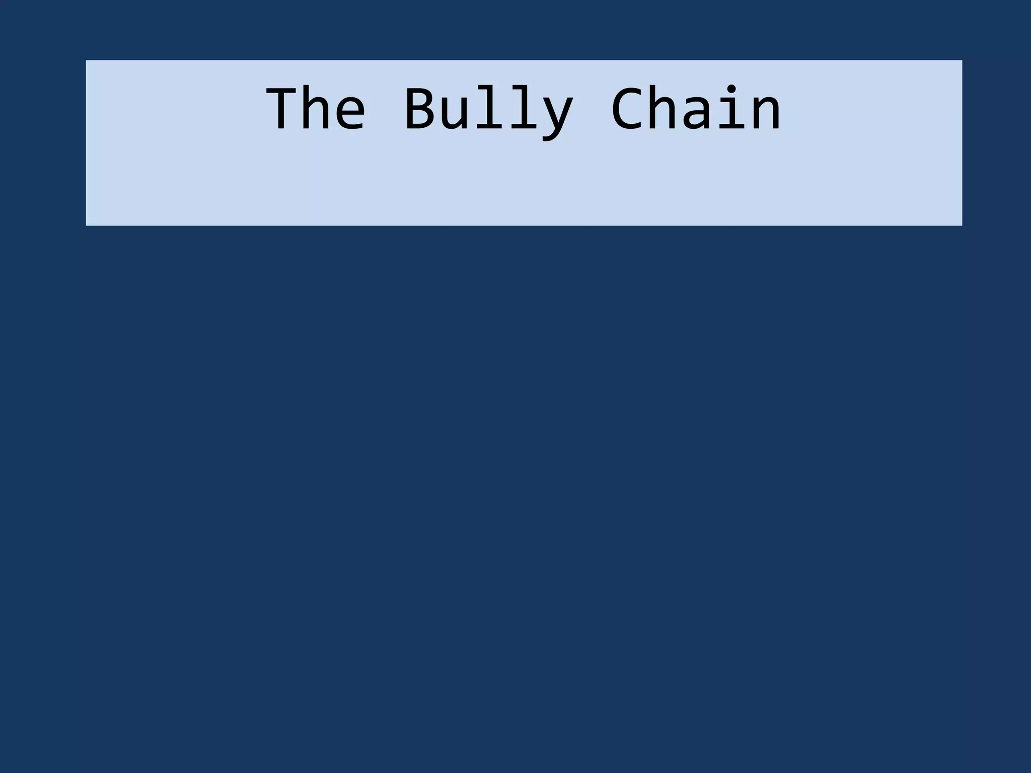 The bully chain costumes | PPT