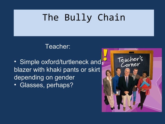 The bully chain costumes | PPT