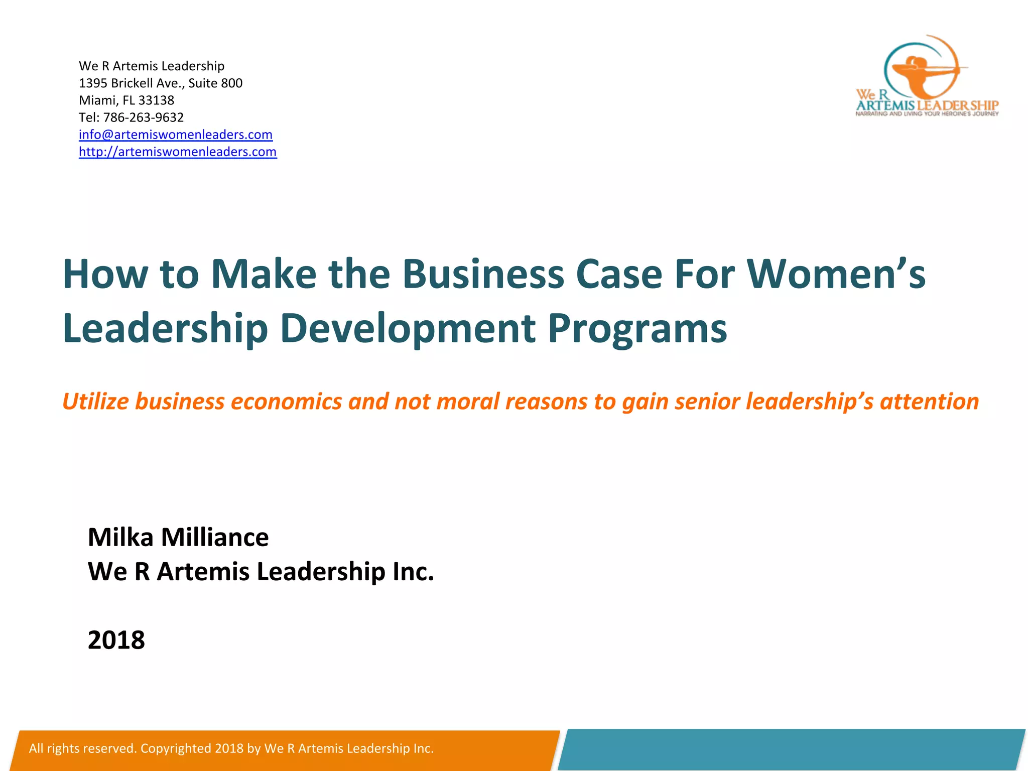The Business Case for Women in Leadership | PDF