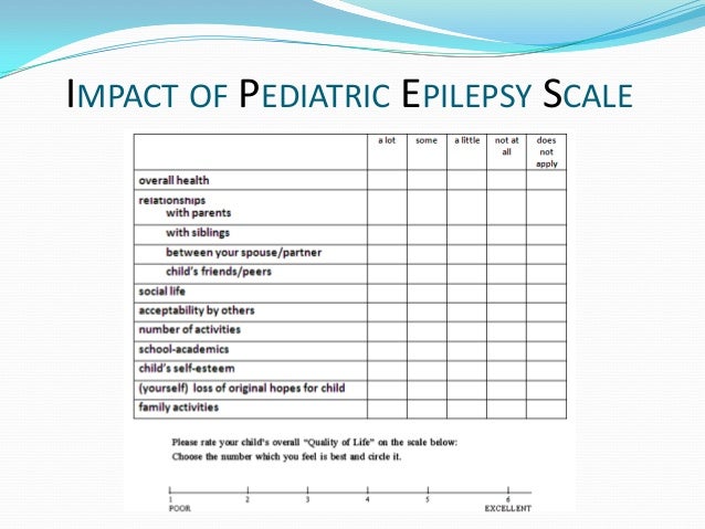 The burden of epilepsy