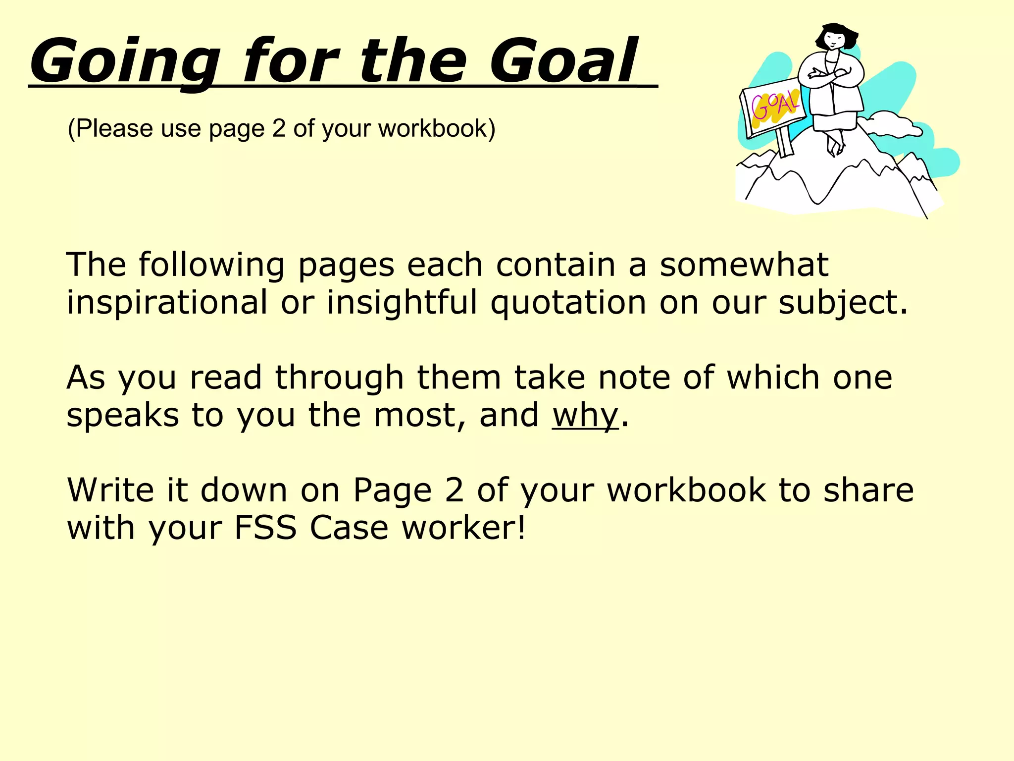 Go for the Goal! | PPT