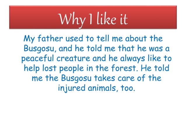 The Busgosu | PPT