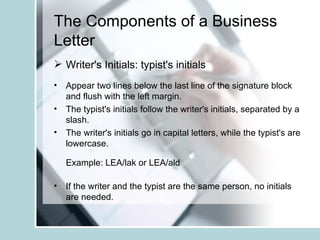 The business and informal letter - copy | PPT
