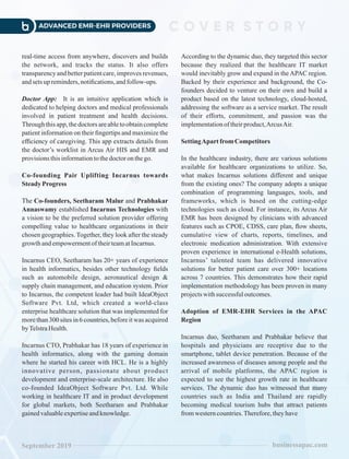 The Business APAC Advanced EMR-EHR Providers of 2019 | PDF
