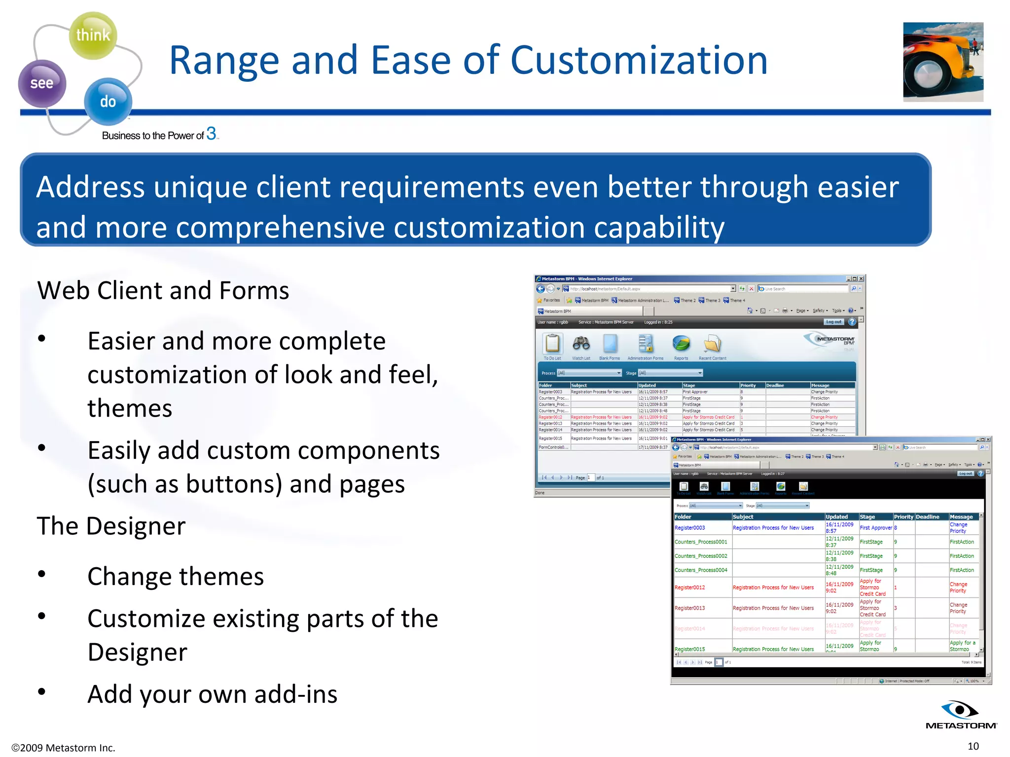 The business benefits_of_metastorm_bp_mv9 | PPT