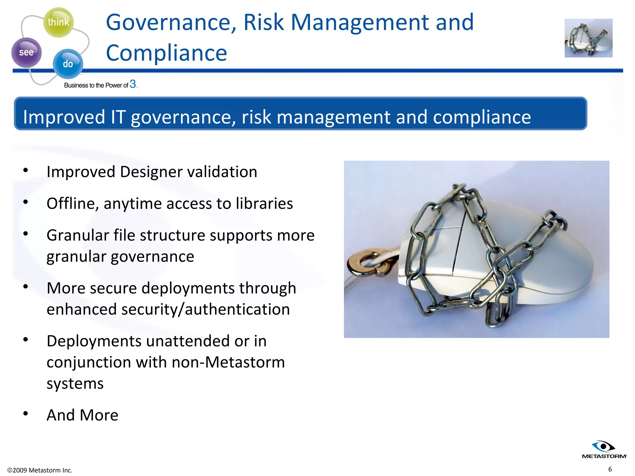 The business benefits_of_metastorm_bp_mv9 | PPT
