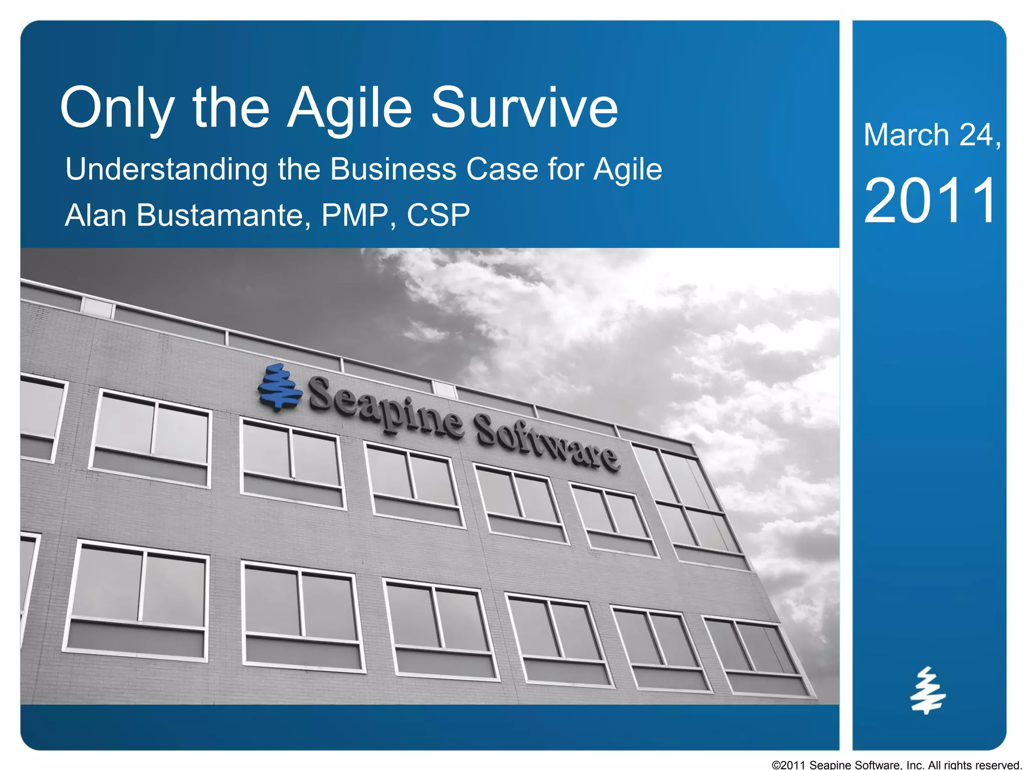 Understanding the Business Case for Agile | PPT