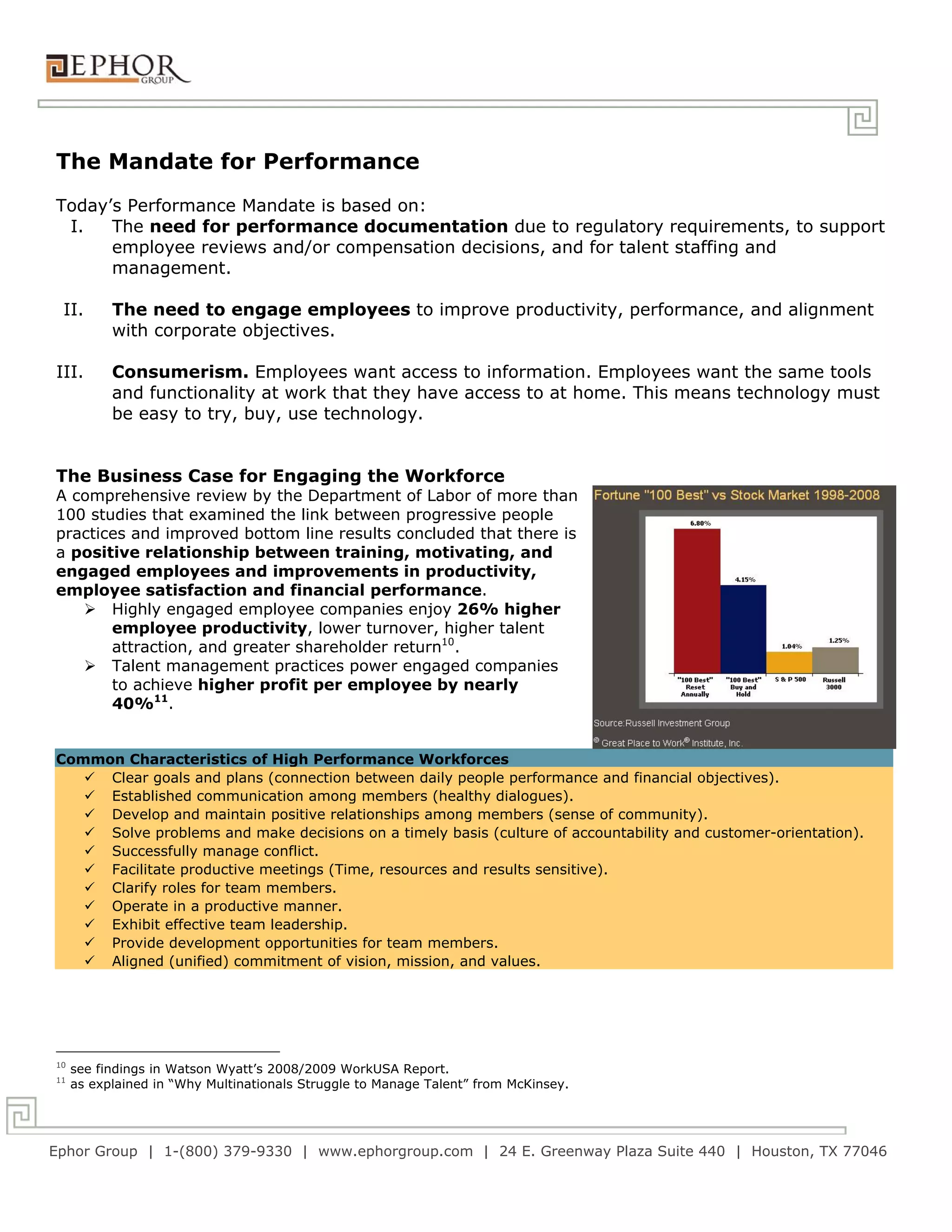 The Business Case for Corporate Performance Management | PDF