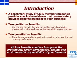 The business case for process safety final ppt | PPT | Business ...
