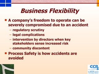 The business case for process safety final ppt | PPT