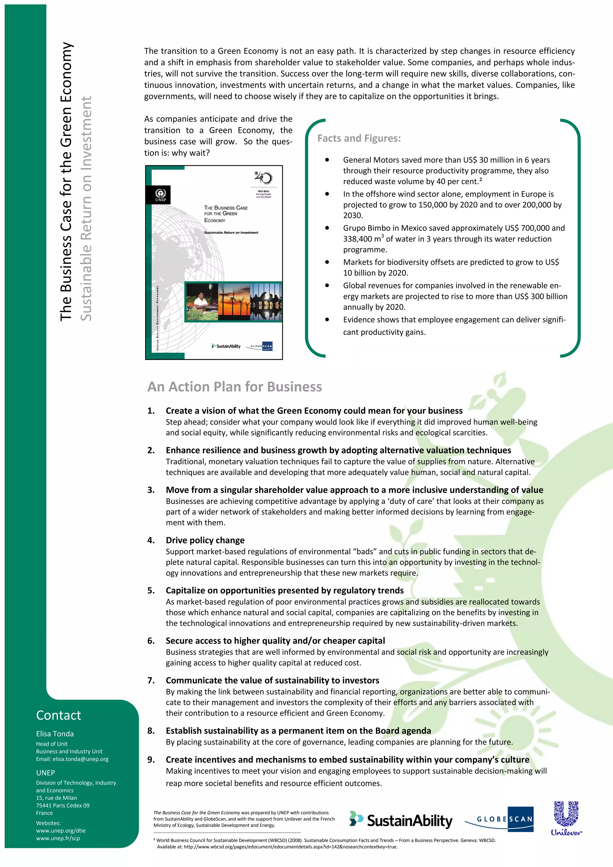 The business case for the green economy | PDF