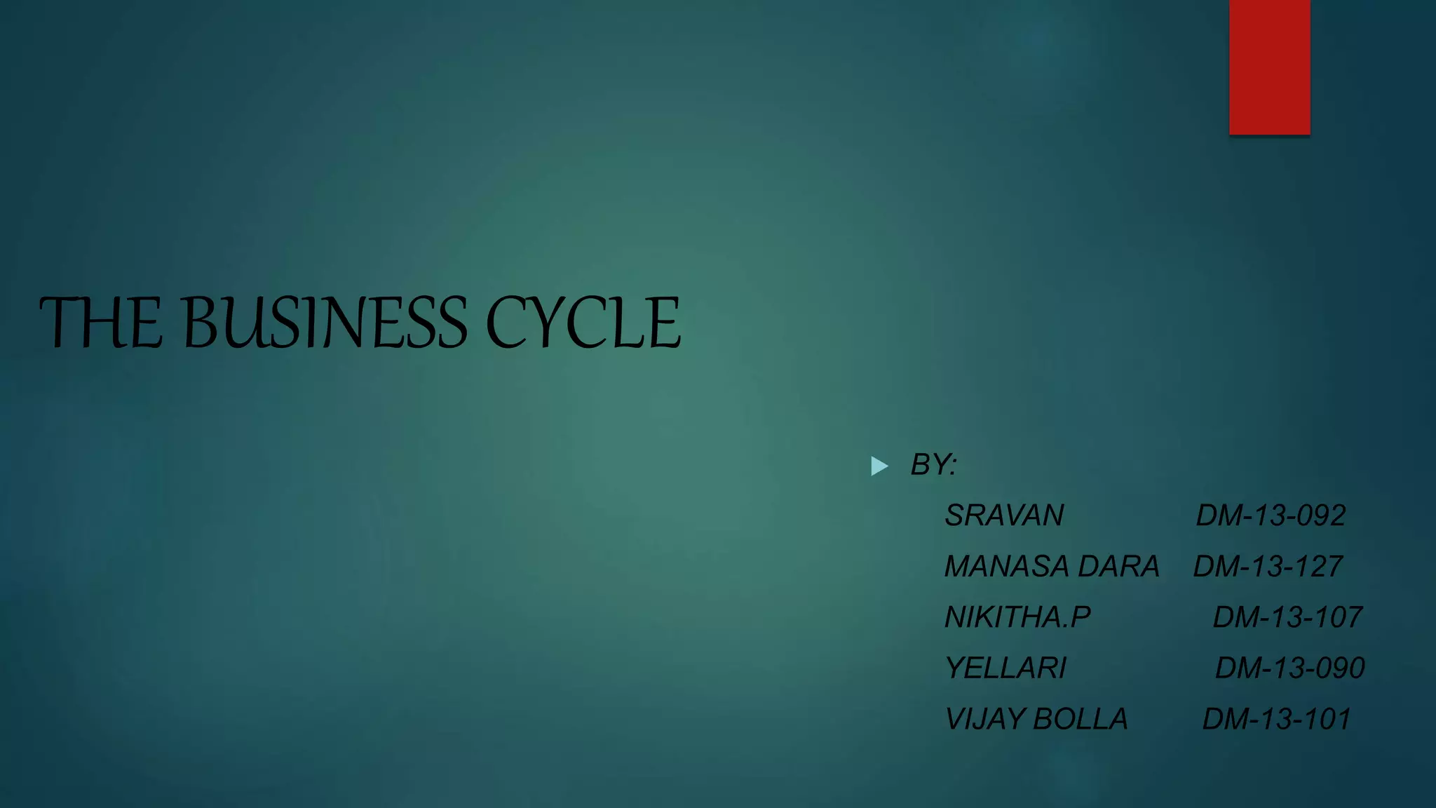 The business cycle | PPT