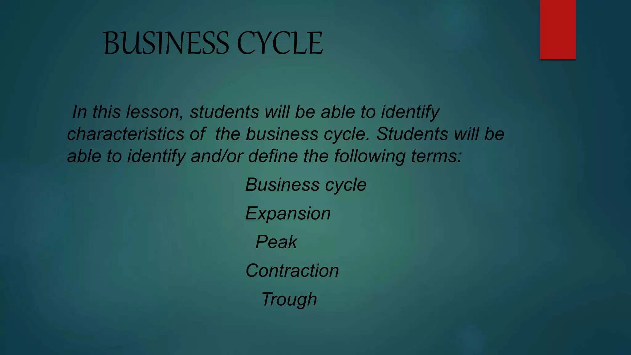 The business cycle | PPT