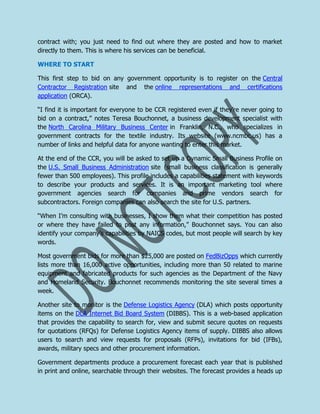 The business of government contracts | DOCX