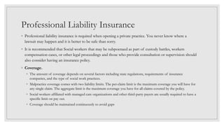The business of social work private practice | PPTX | Health Insurance ...