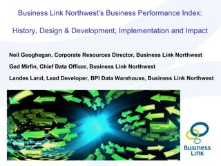 The Business Performance Index Development And Evolution & Performance ...