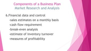 The business plan | PPTX
