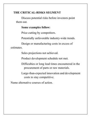 The business plan | PDF