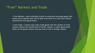 The business system government, markets, and international trade | PPTX