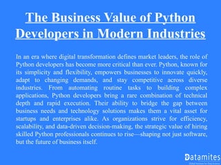 The Business Value of Python Developers in Modern Industries.pptx