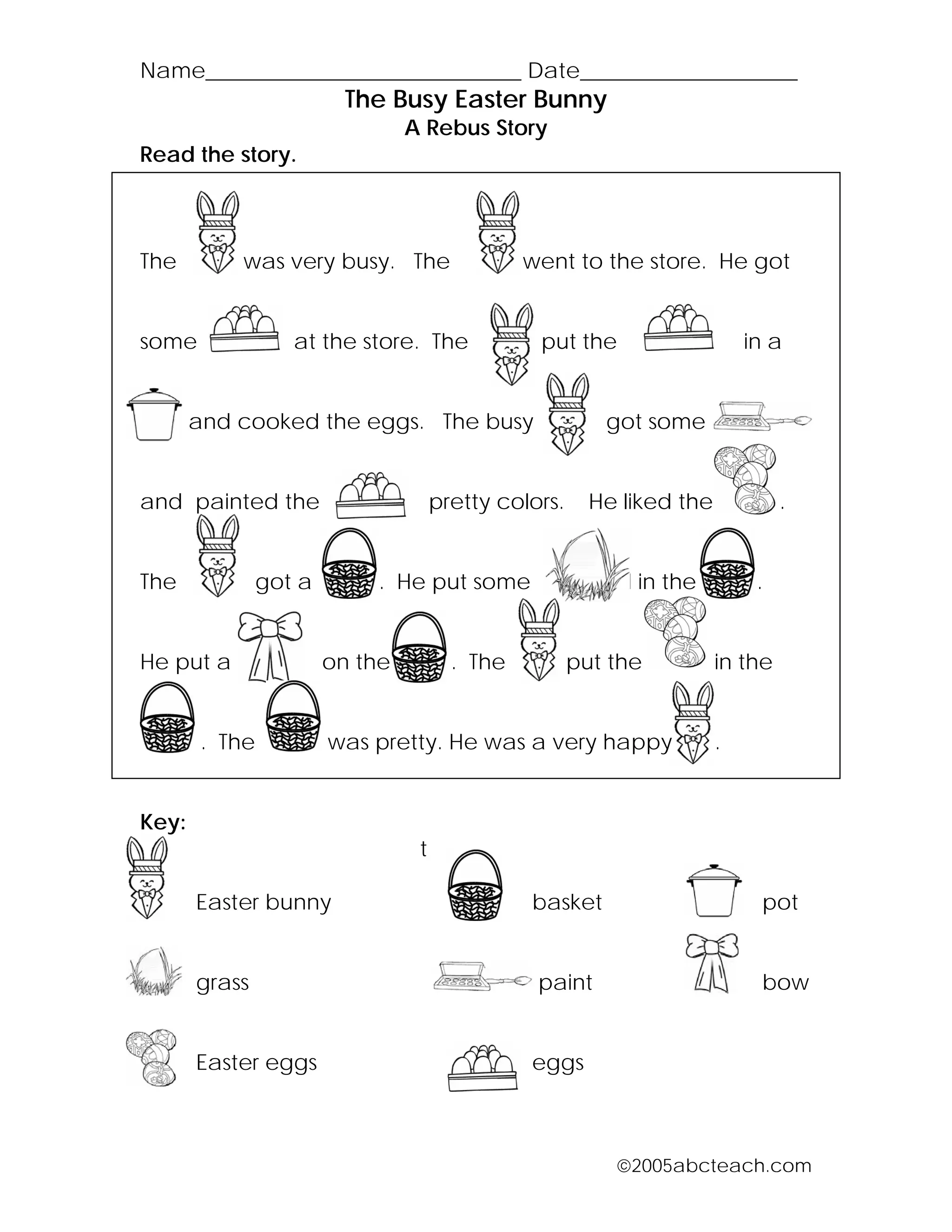 The busy easter | PDF