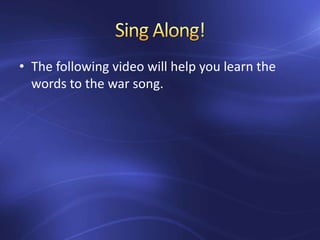 The Butler University War Song | PPTX