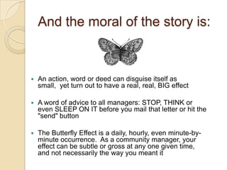 The Butterfly Effect | PPTX