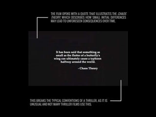 The Butterfly Effect: Analysis | PPT