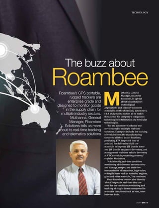 The buzz about roambee | PDF | Internet of Things | Internet