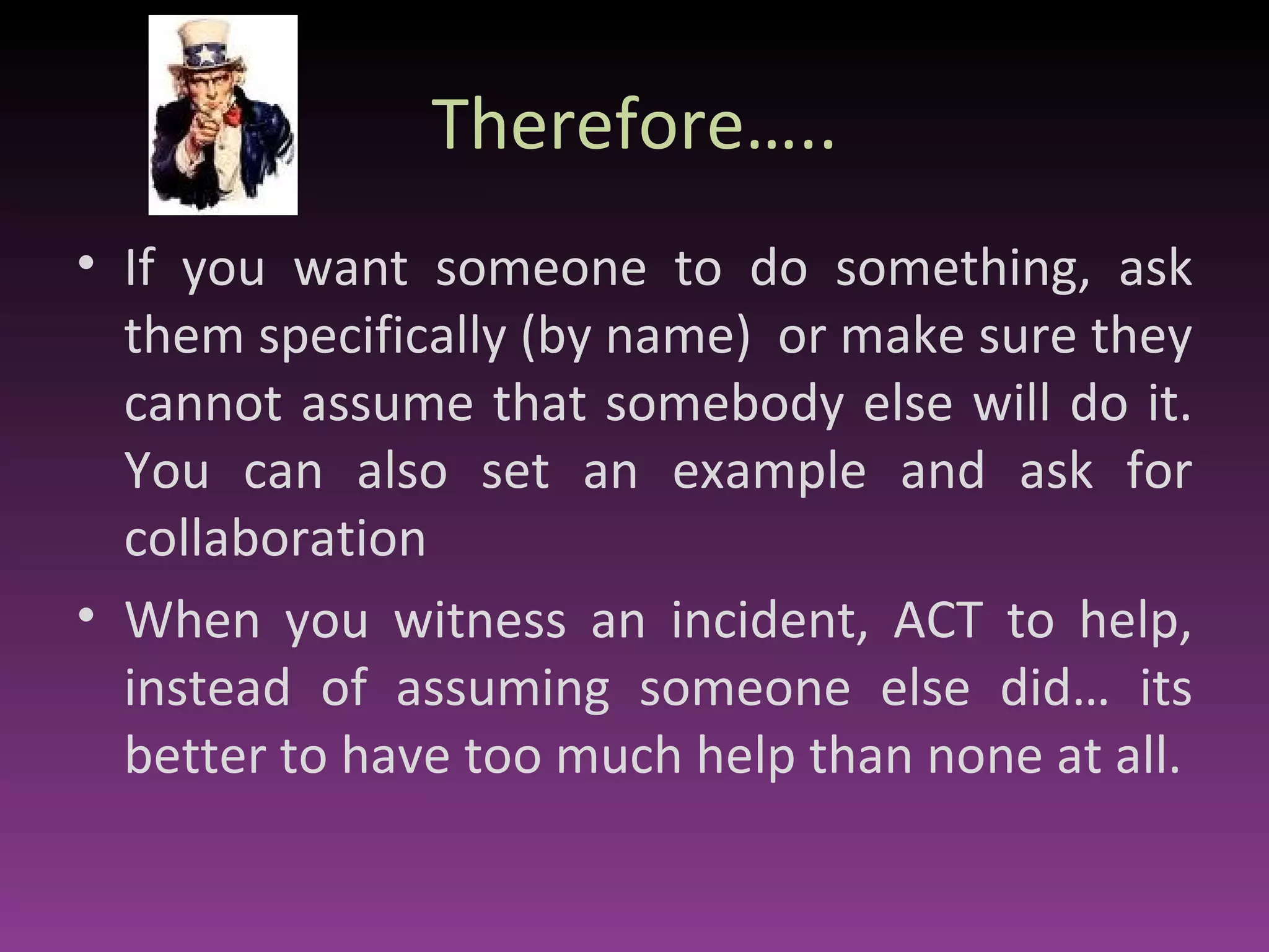 The bystander effect | PPT