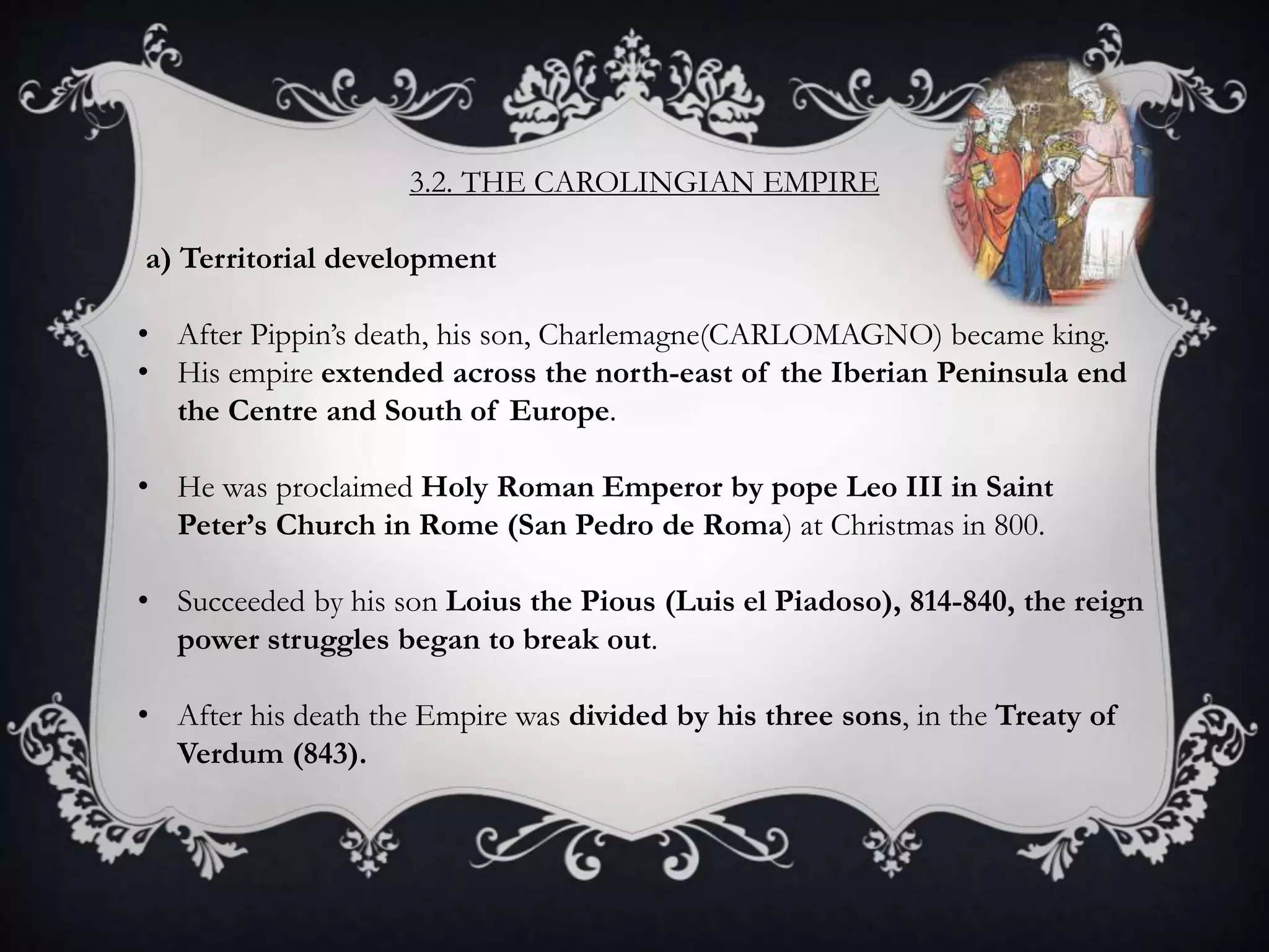 The Byzantine and the Carolingian empires | PPTX