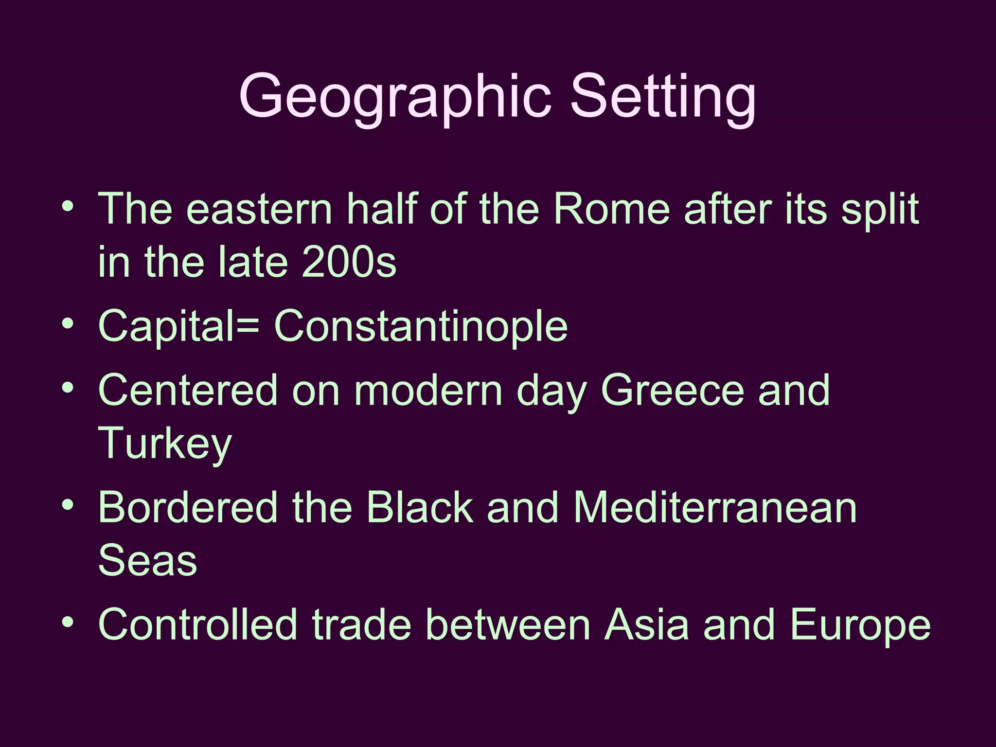 The byzantine empire | PPT
