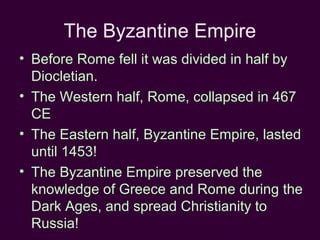 The byzantine empire | PPT