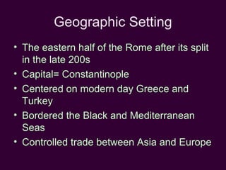 The byzantine empire | PPT