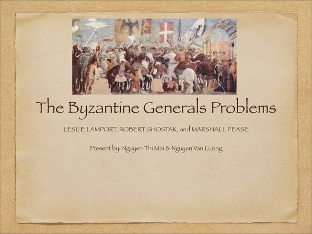 The byzantine generals problem | PDF