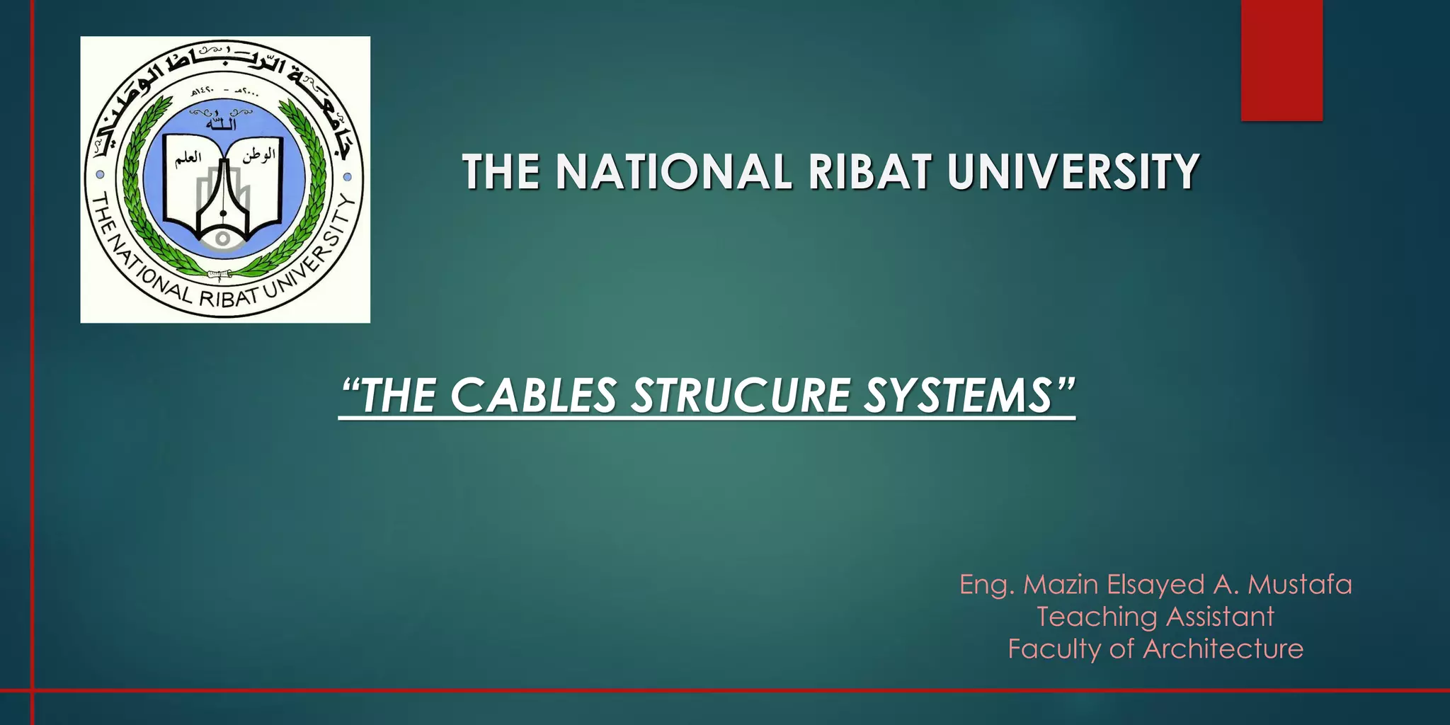 The cables structure system | PDF